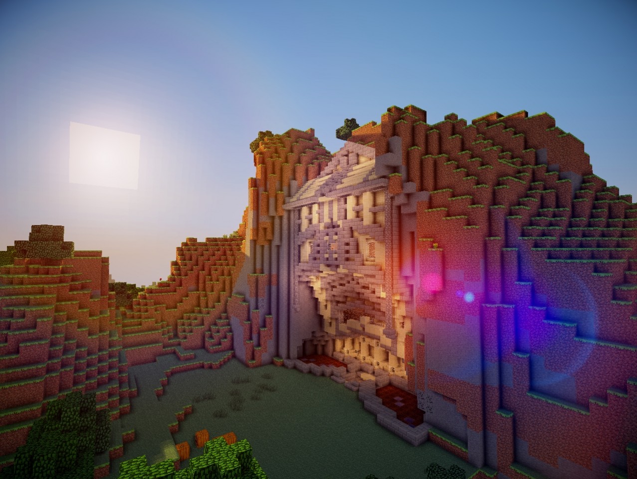 Cottage in the valley. Minecraft Map