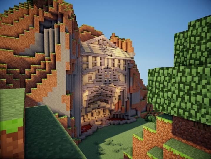 Cottage in the valley. Minecraft Map