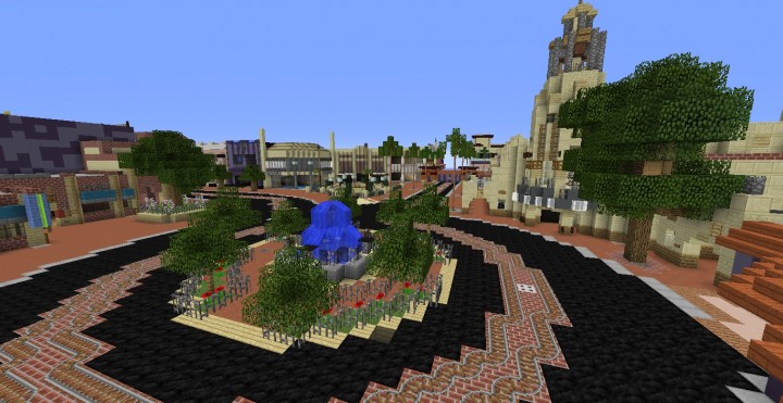 California Adventure Games Map Minecraft Map