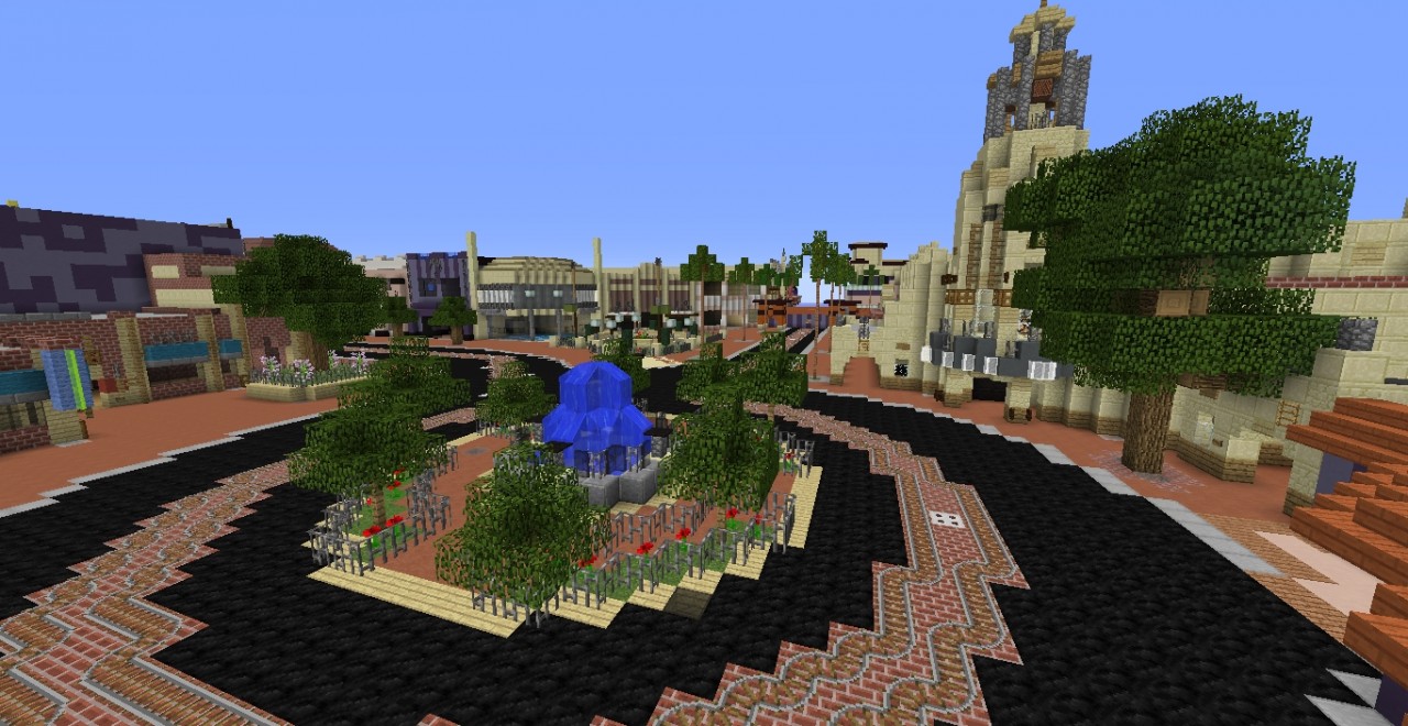 California Adventure Games Map Minecraft Map