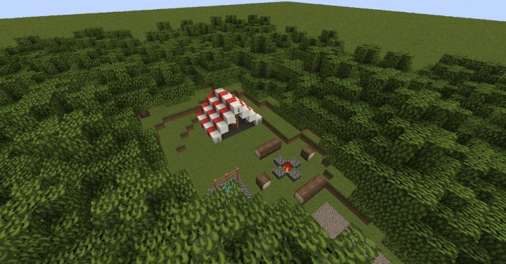 Camp Site Minecraft Map