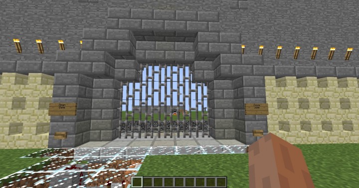 Command Block Castle Gate Minecraft Map