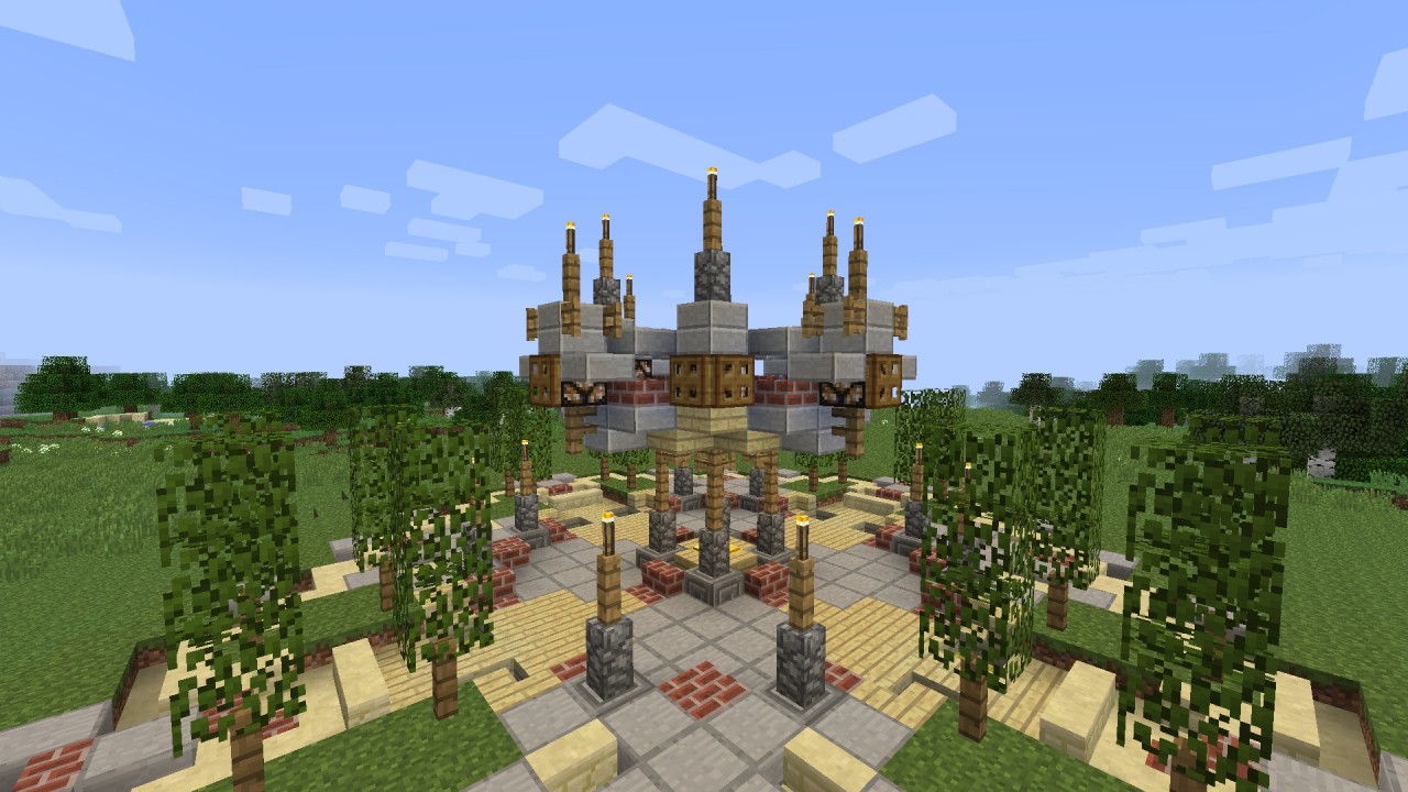 Free Time Spawn Making [Speedbuild] Minecraft Map