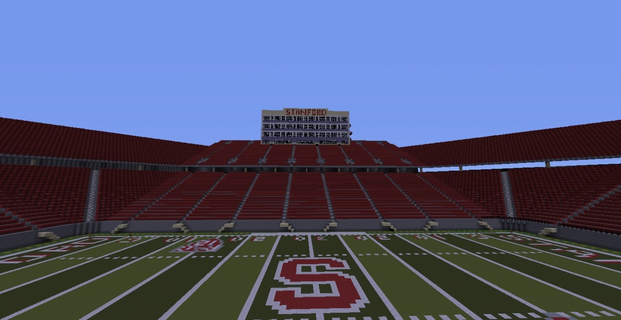 Stanford Stadium, American Football Stadium Minecraft Map