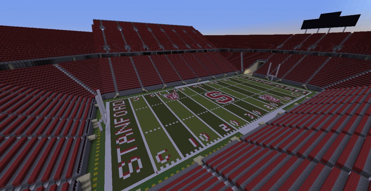 Stanford Stadium, American Football Stadium Minecraft Map