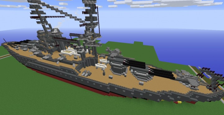 USS Arizona (BB 39) Minecraft Map