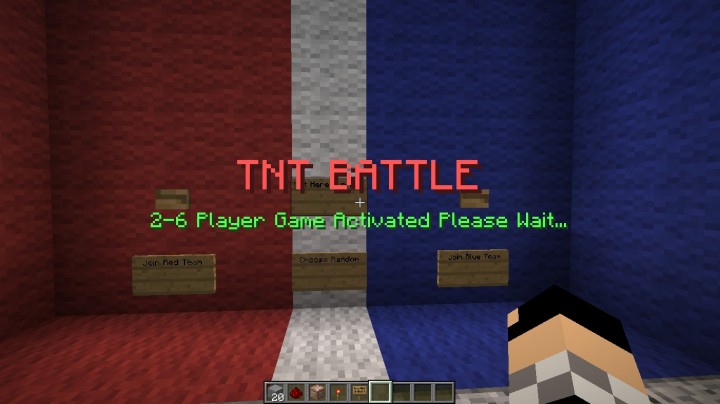 TNT BATTLE (MutiPLAYER ONLY!!!!) Minecraft Map