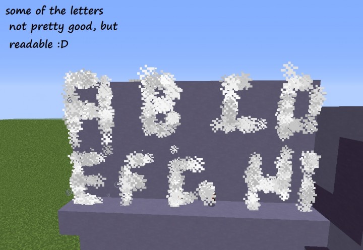 [One Command Creation] Particle Text by GerganaGZ - Letters and symbols ...