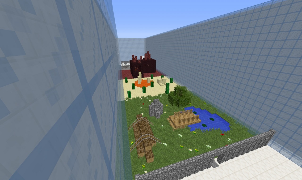 Speedrun map with time tracker - How fast can you complete the parkour? Minecraft Map