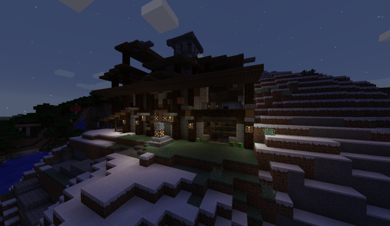 Mountainside Lodge [Almost Done] Minecraft Map