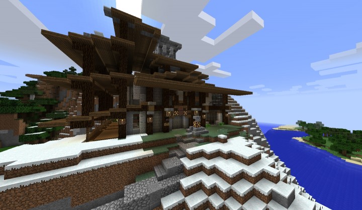 Mountainside Lodge [Almost Done] Minecraft Map