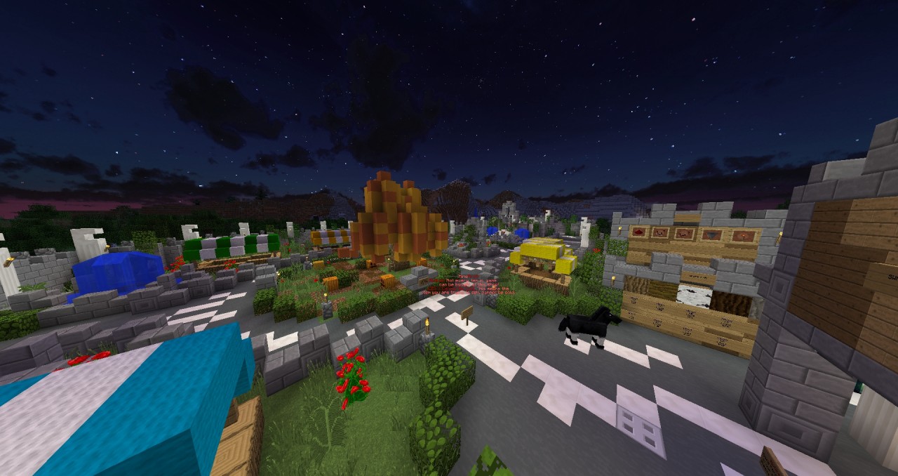 Survival Server Spawn Minecraft Map