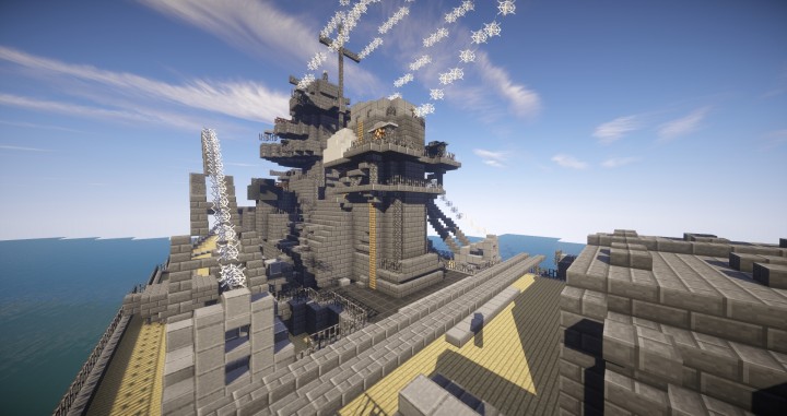 Battleship Bismarck + Schematic Minecraft Map