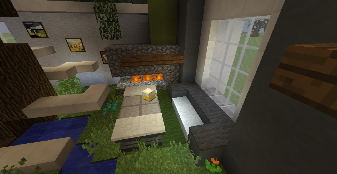 | Tranquility | The Nature Inspired, Modern Penthouse Minecraft Map