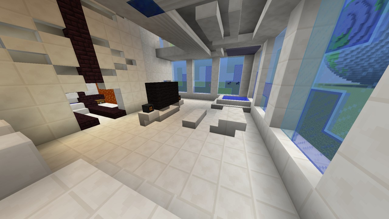 Modern and simple house. Minecraft Map