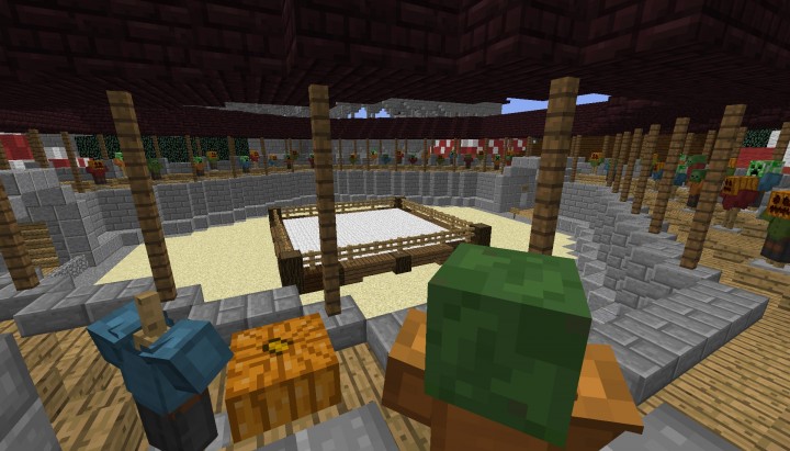 Boxing Arena/Castle Minecraft Map