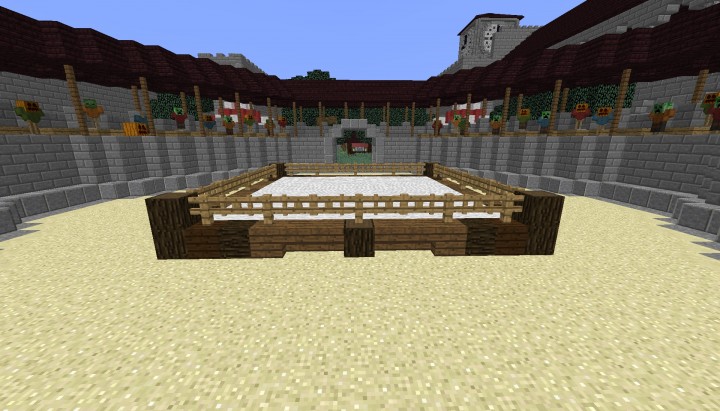 Boxing Arena/Castle Minecraft Map