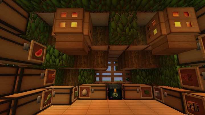 Wild house #4 (size 15x15) Minecraft Map