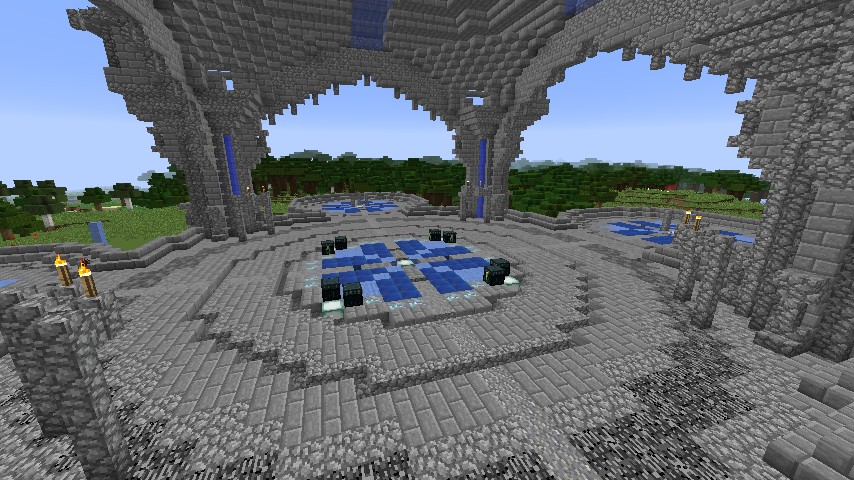 Medieval Floating Spawn Minecraft Map