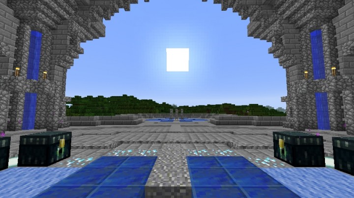 Medieval Floating Spawn Minecraft Map