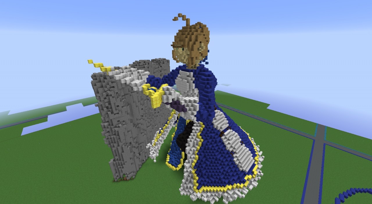 Organic of Saber From Fate Stay Night Minecraft Map