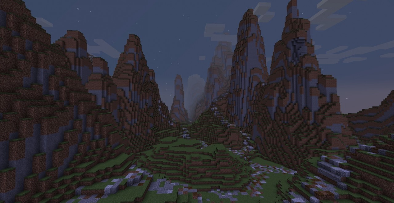 WIP Mountain Map Minecraft Map