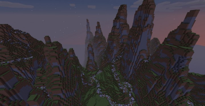 WIP Mountain Map Minecraft Map