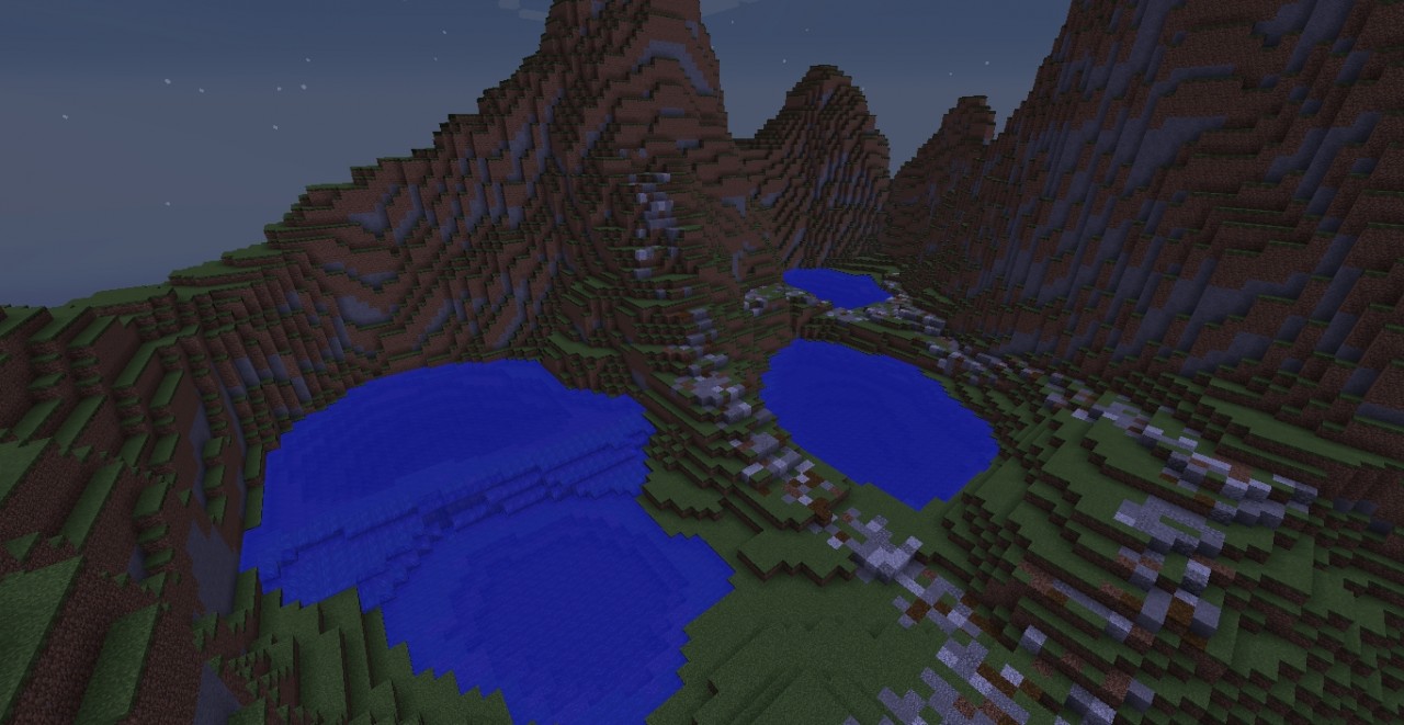 WIP Mountain Map Minecraft Map