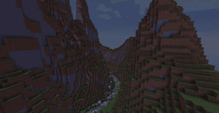 WIP Mountain Map Minecraft Map