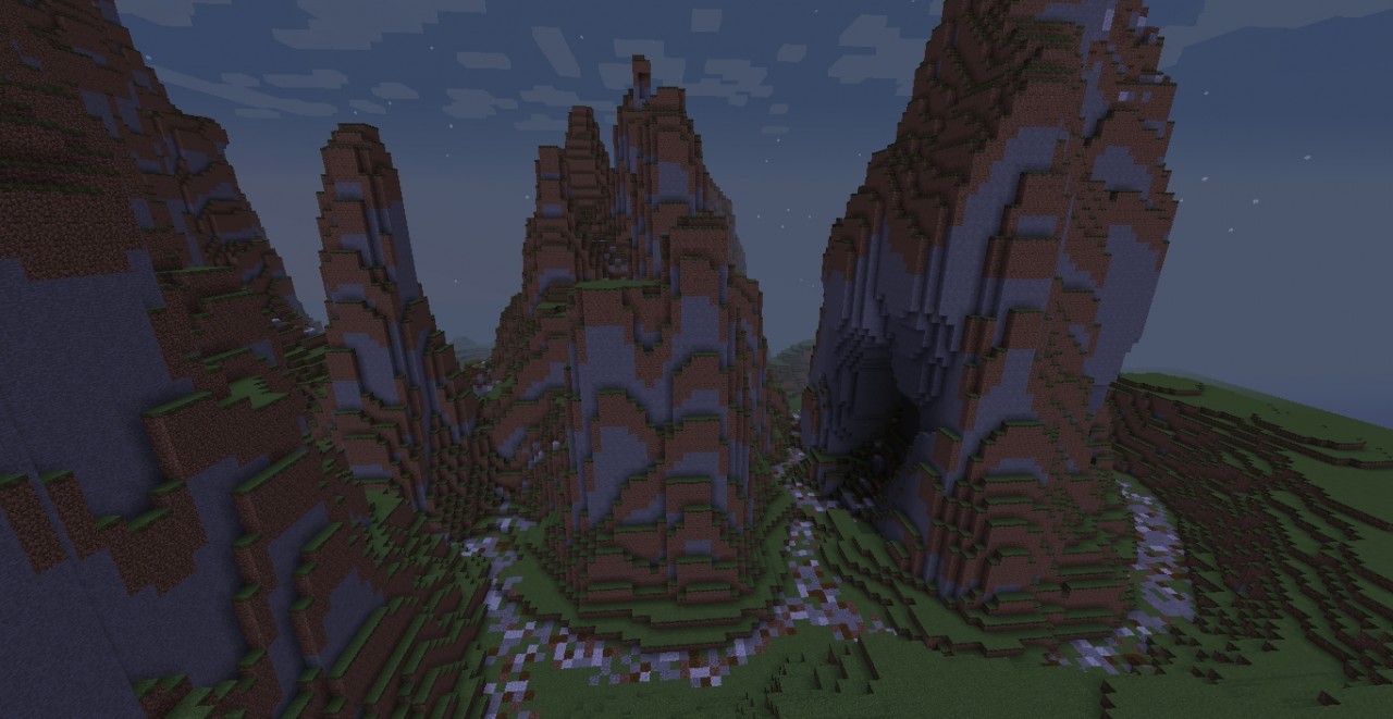 WIP Mountain Map Minecraft Map