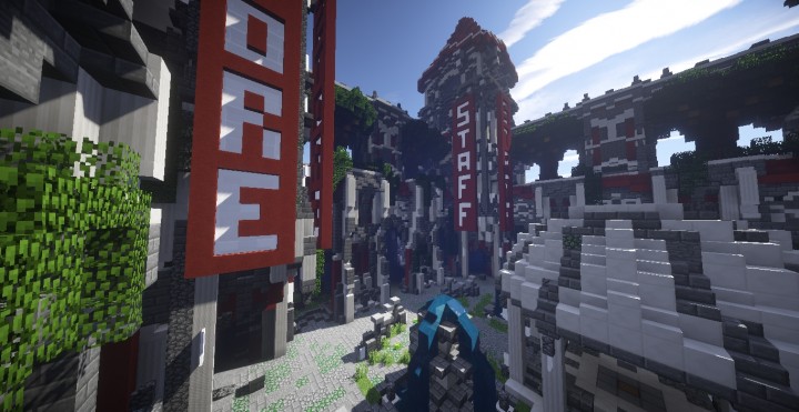 Overgrown Castle Spawn Minecraft Map