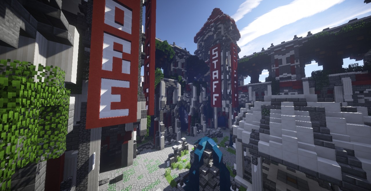 Overgrown Castle Spawn Minecraft Map
