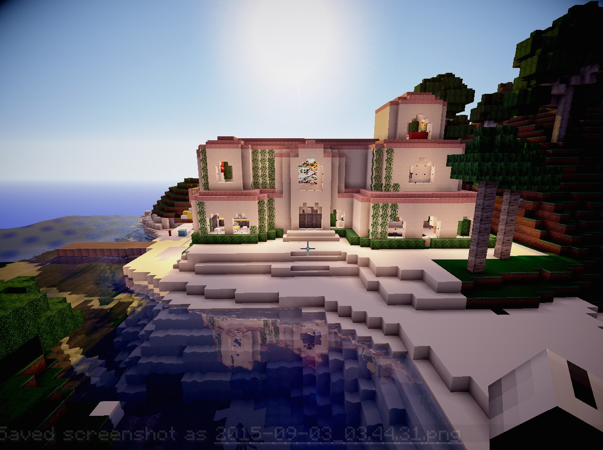 Italian Villa on the River Minecraft Map