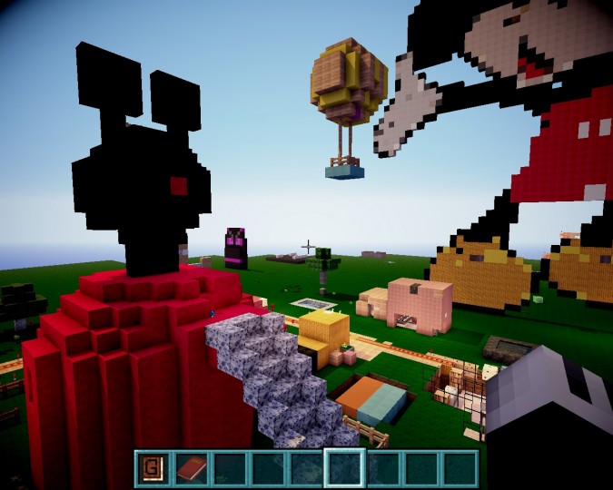 Mickey's FunHouse Minecraft Map