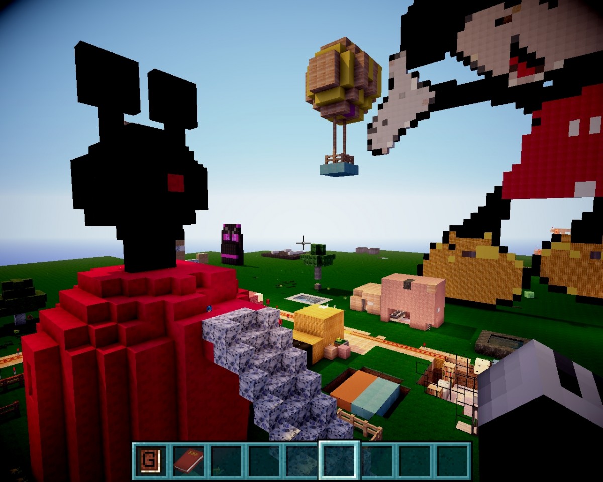 Mickey's FunHouse Minecraft Map