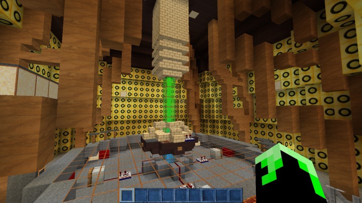 New 9th and 10th Doctors tardis interior Minecraft Map