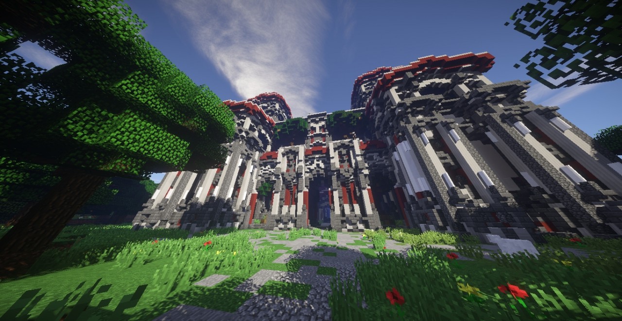 Overgrown Castle Spawn Minecraft Map