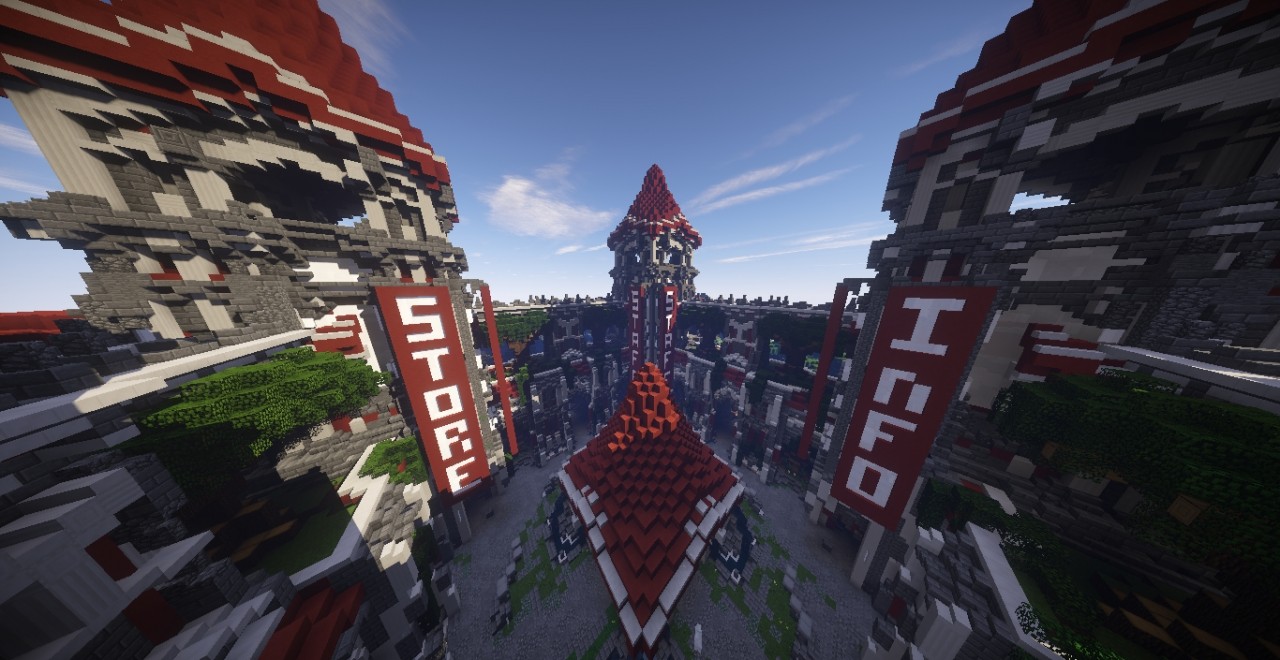 Overgrown Castle Spawn Minecraft Map