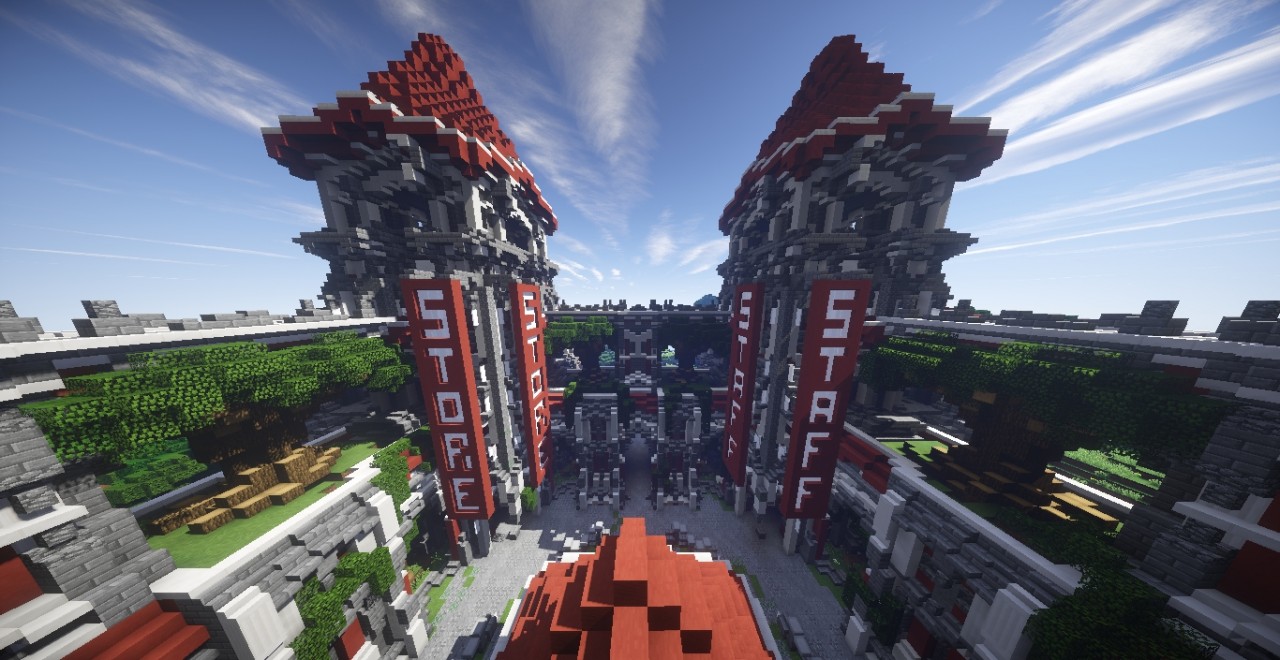 Overgrown Castle Spawn Minecraft Map