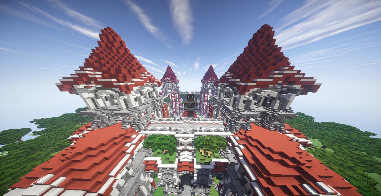 Overgrown Castle Spawn Minecraft Map