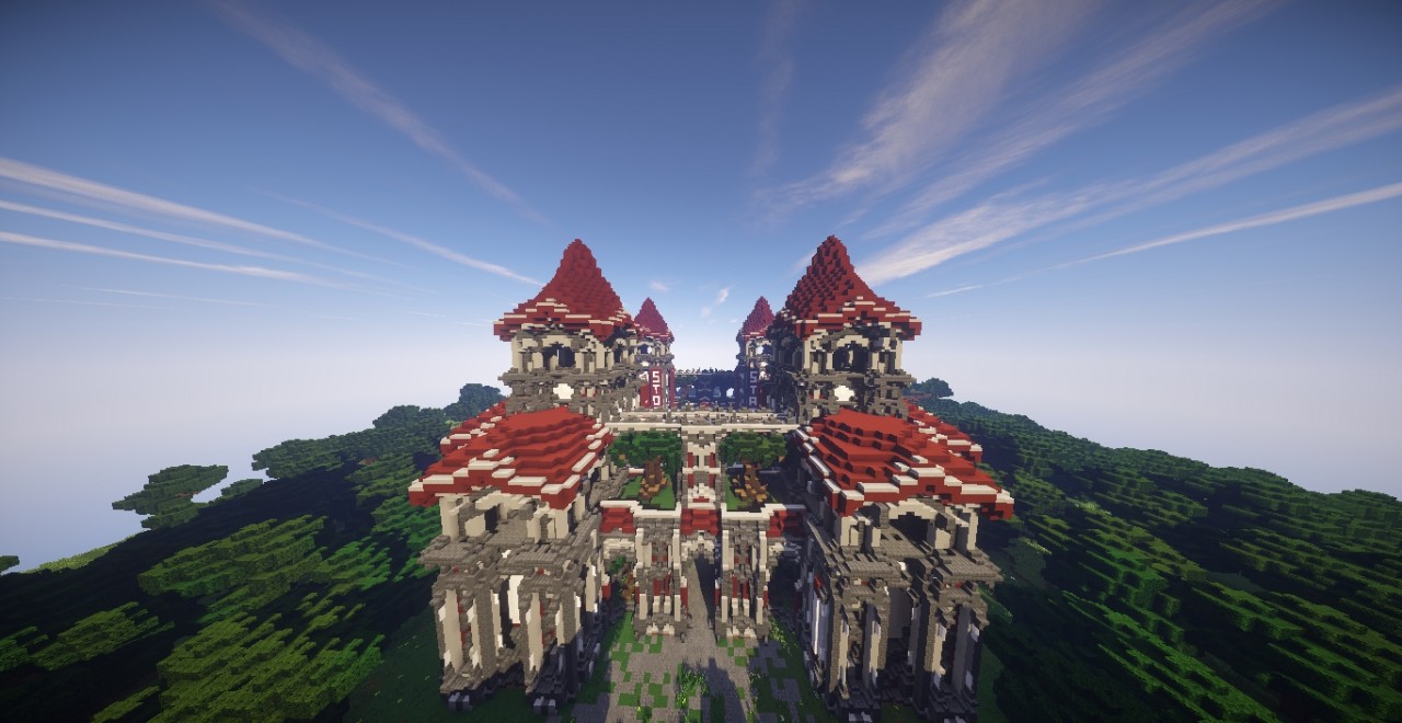 Overgrown Castle Spawn Minecraft Map