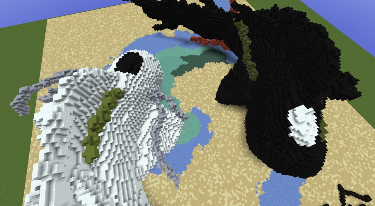 Yin Yang Koi: Creative speed build #2 Minecraft Map