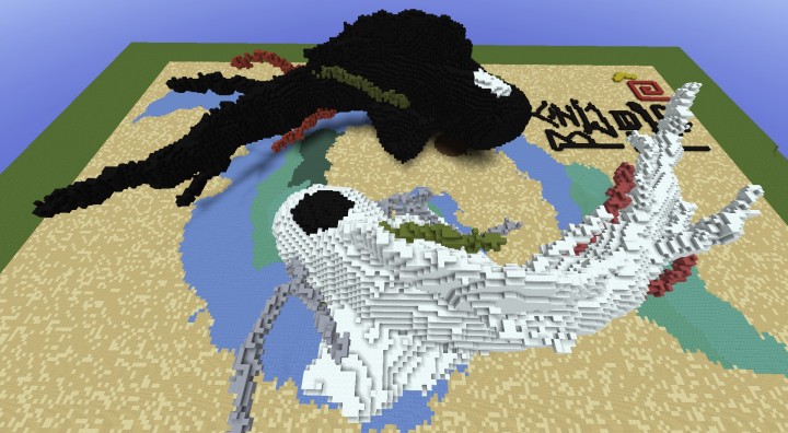 Yin Yang Koi: Creative speed build #2 Minecraft Map
