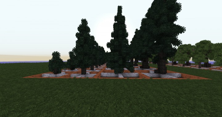 Trees for the conquest resource pack Minecraft Map