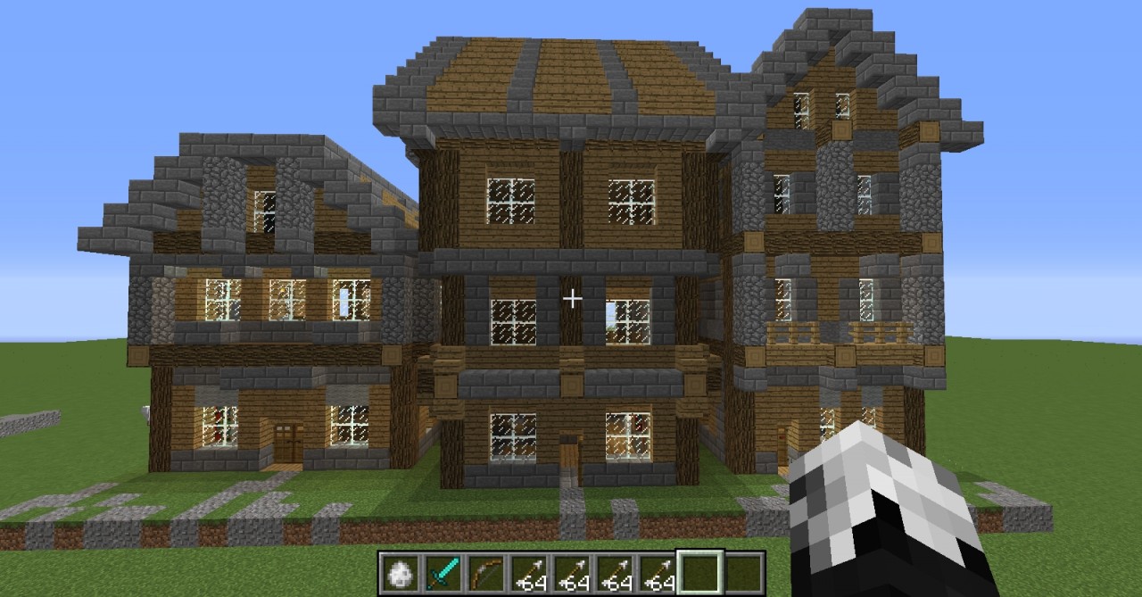 mid size house three times Minecraft Project