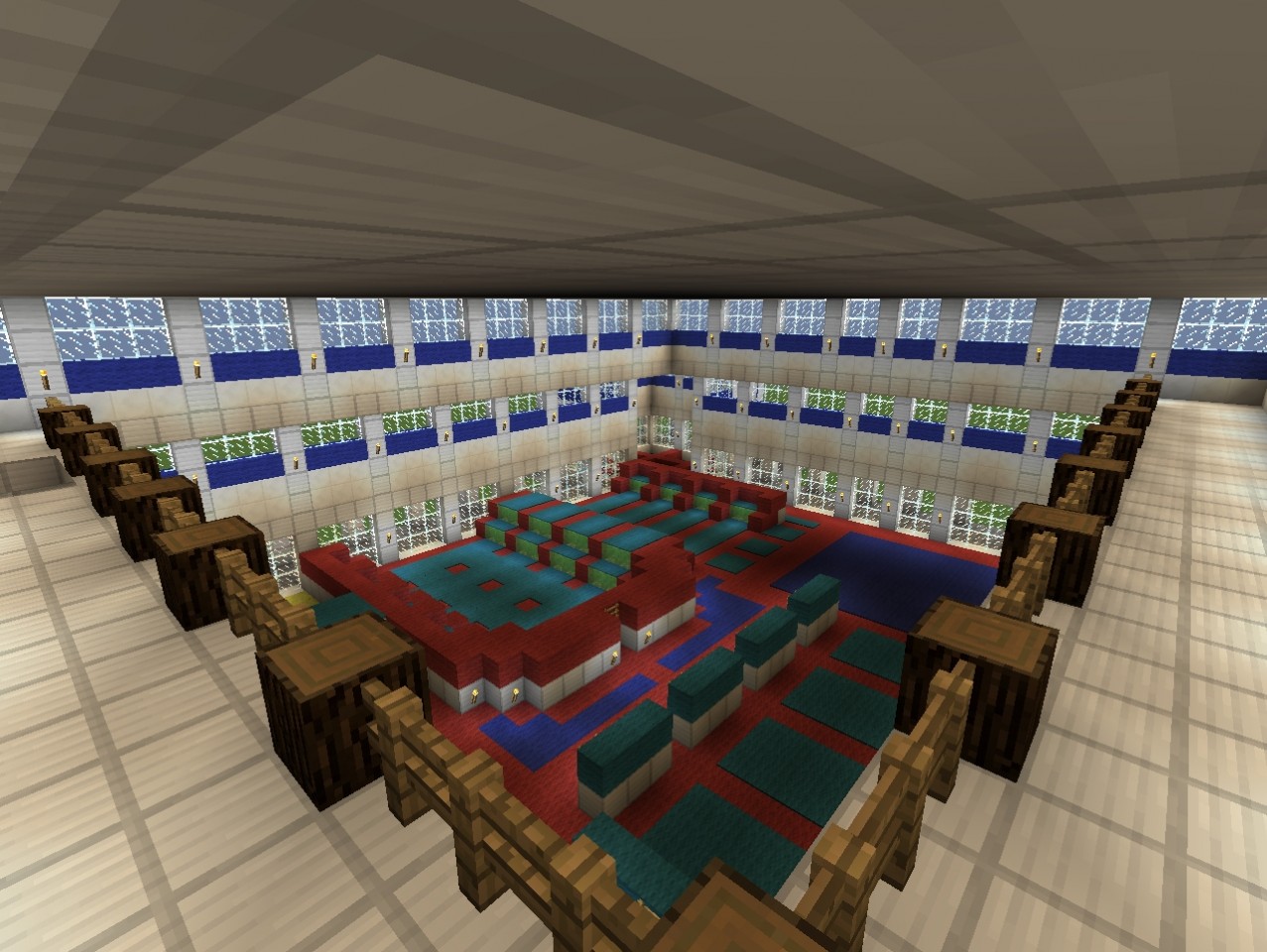 Trampoline Park Minecraft Map