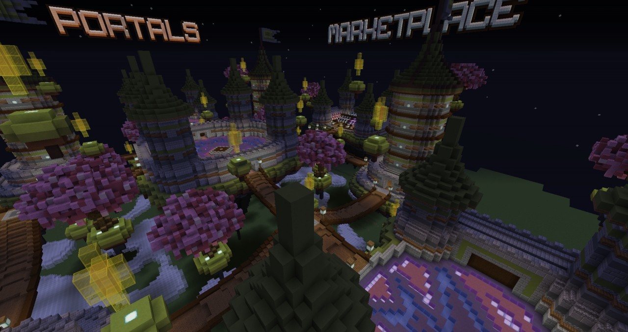 [Server Spawn] Phoenix PVP Factions Floating Islands Spawn Minecraft Map