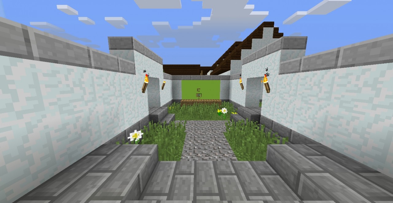 Traditional Chinese Siheyuan House Minecraft Map