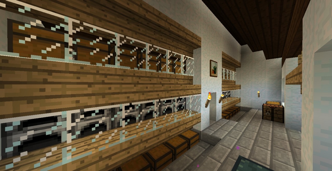 Traditional Chinese Siheyuan House Minecraft Map