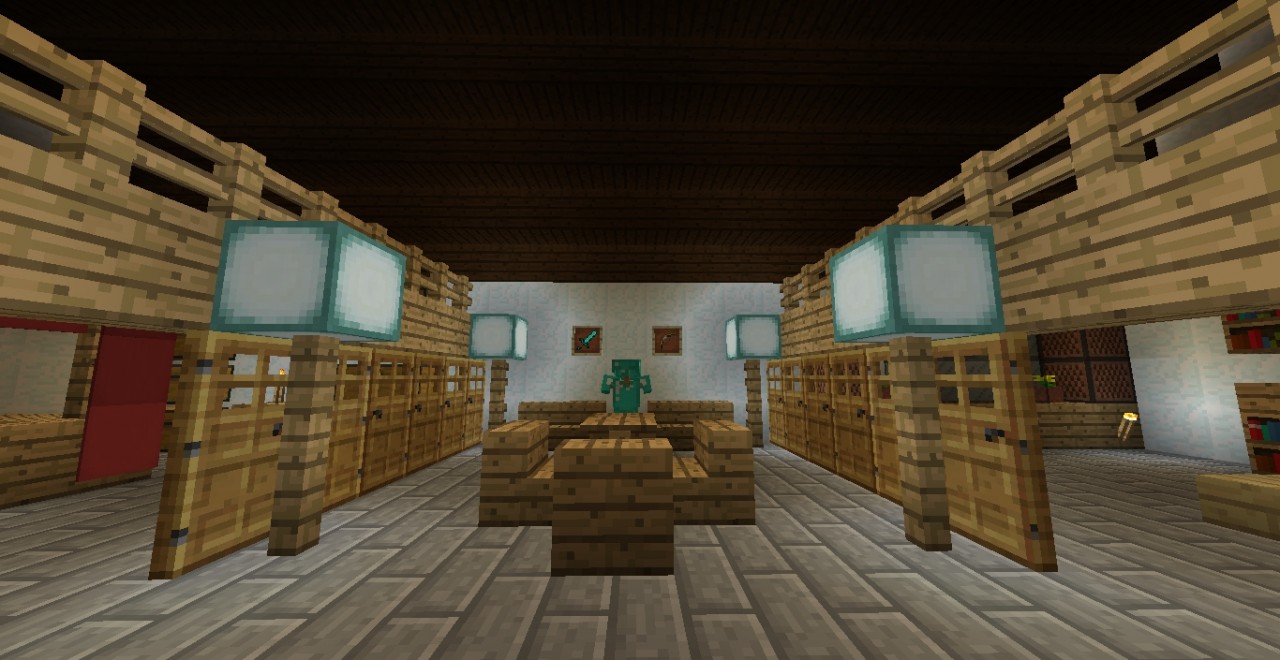 Traditional Chinese Siheyuan House Minecraft Map